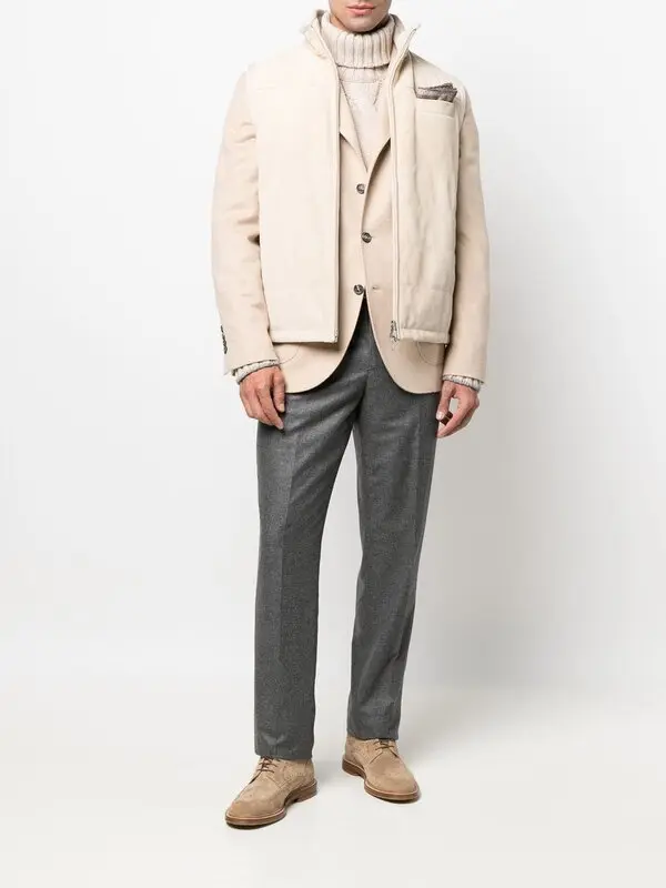 Brunello Cucinelli Single-breasted Camel-hair Blazer - Neutrals