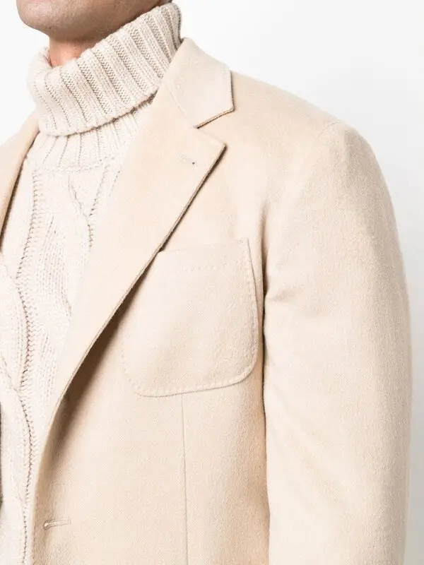 Brunello Cucinelli Single-breasted Camel-hair Blazer - Neutrals