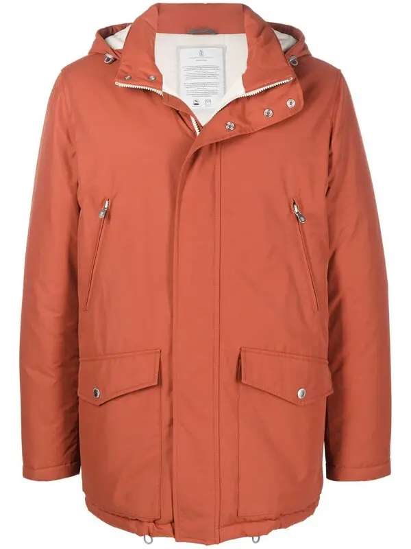 Brunello Cucinelli Detachable-hood Padded Coat