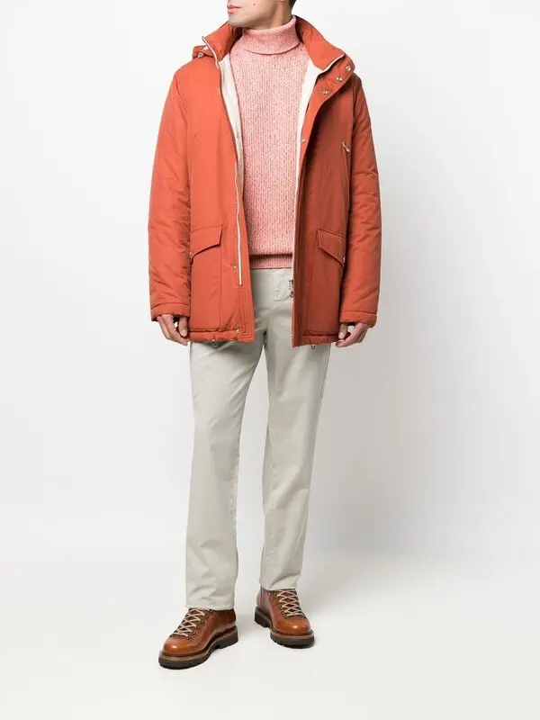 Brunello Cucinelli Detachable-hood Padded Coat