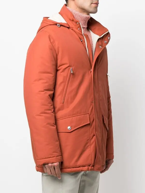 Brunello Cucinelli Detachable-hood Padded Coat