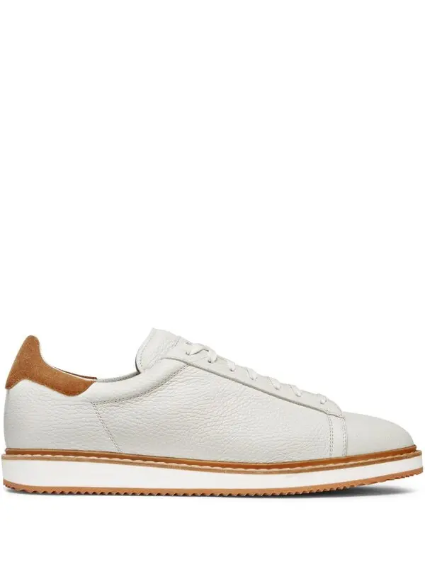 Brunello Cucinelli Contrast-trimmed Low-top Sneakers
