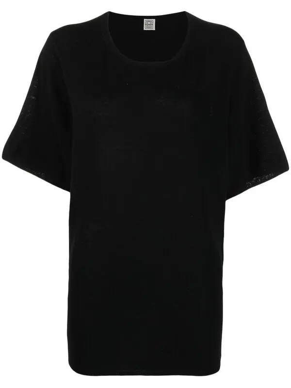 TOTEME Short-sleeved Silk T-shirt