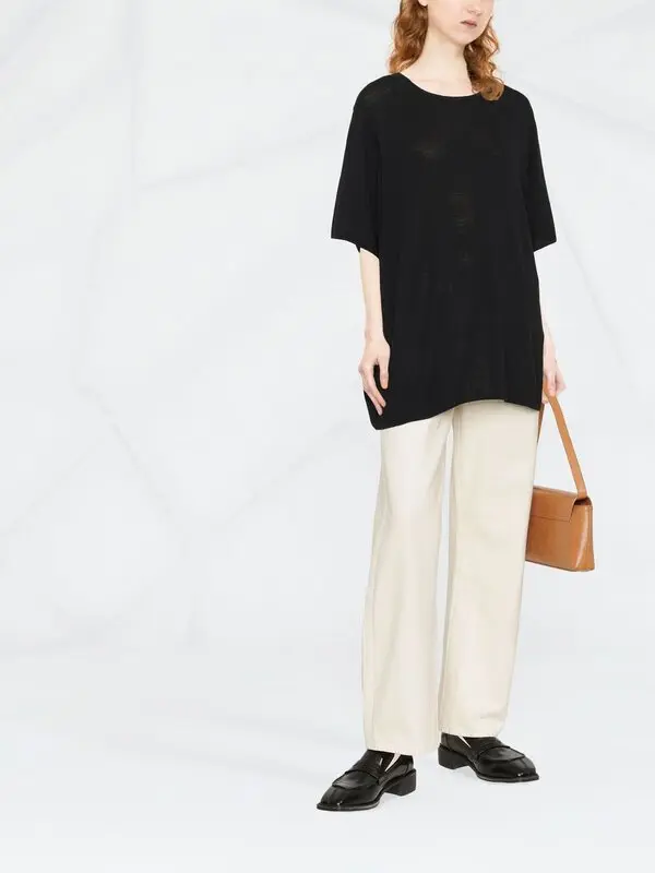 TOTEME Short-sleeved Silk T-shirt