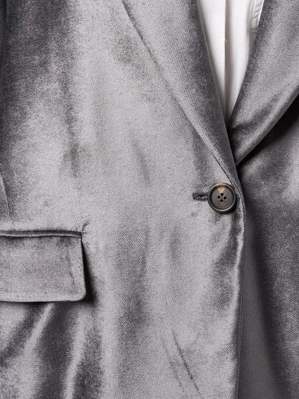 Brunello Cucinelli Chain-trim Single-breasted Blazer
