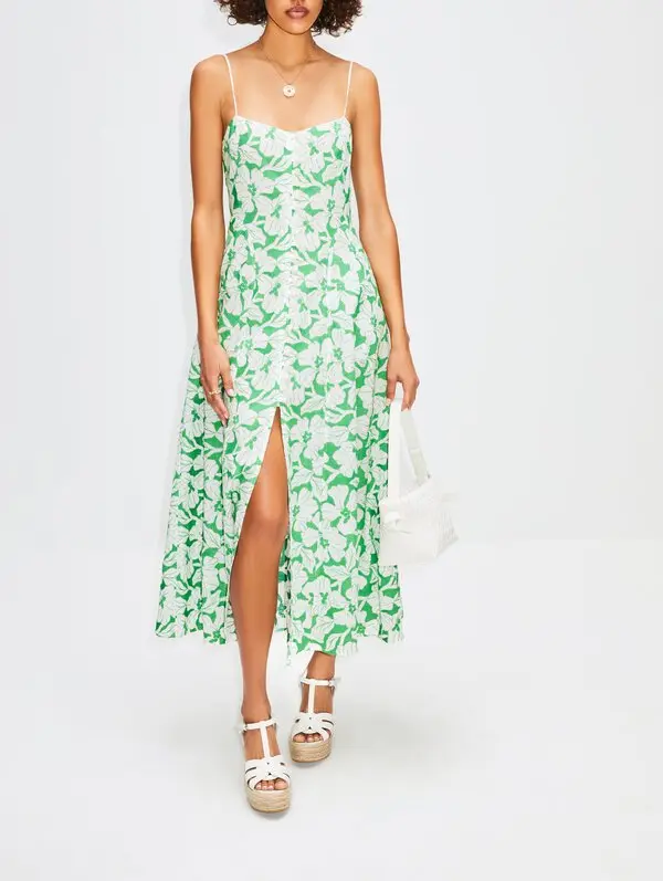 three graces london green dress Oonagh In - 75% Off Model_Keli