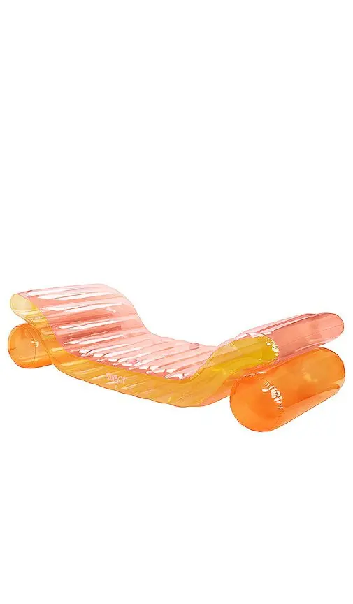 FUNBOY 2 Way Chaise Float In Pink - Rainbow