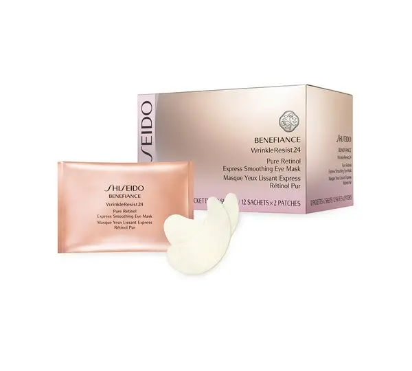 SHISEIDO Benefiance Wrinkleresist24 Pure Retinol Express Smoothing Eye Mask - No Color