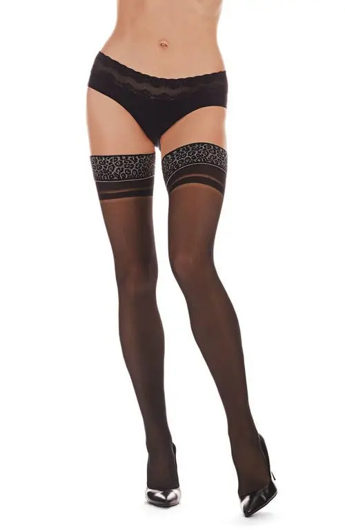 MEMOI Animal Instinct Thigh High Stockings