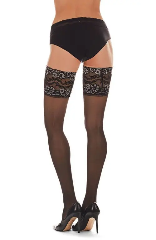 MEMOI French Lace Thigh High Stockings