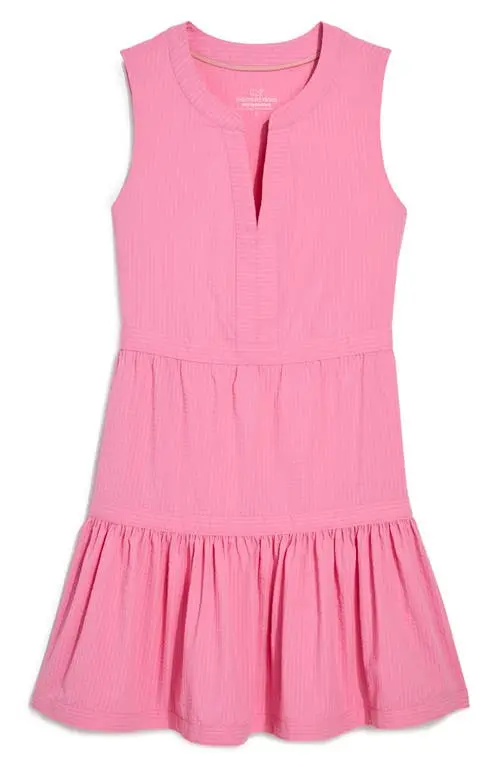 Vineyard Vines Harbor Seersucker Sundress - Pink