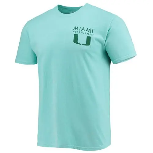 IMAGE ONE Miami Hurricanes Circle Scene Comfort Colors T-shirt
