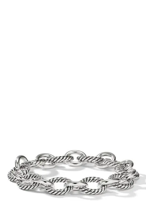 David Yurman Oval Link Chain Bracelet - Silver