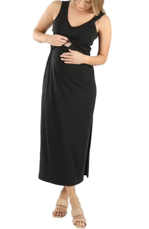 ANGEL MATERNITY Essential Nursing Maxi Dress
