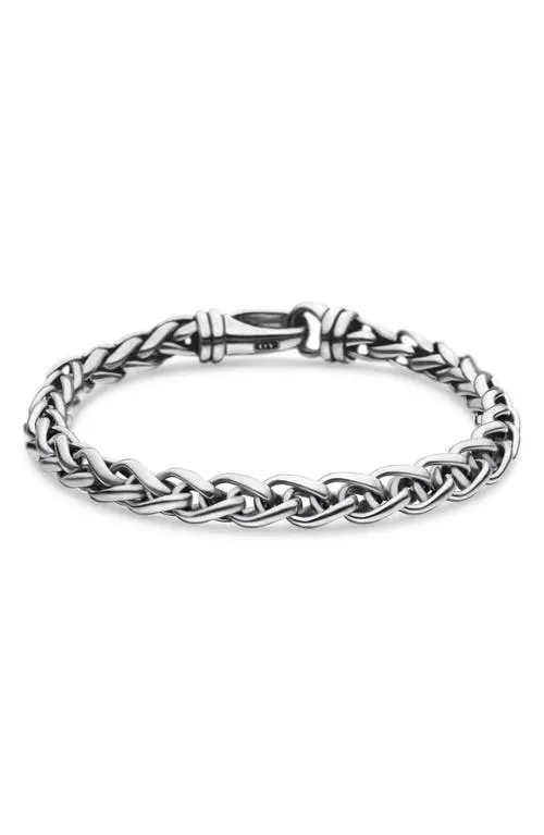 David Yurman 6mm Wheat Chain Bracelet - Sterling Silver