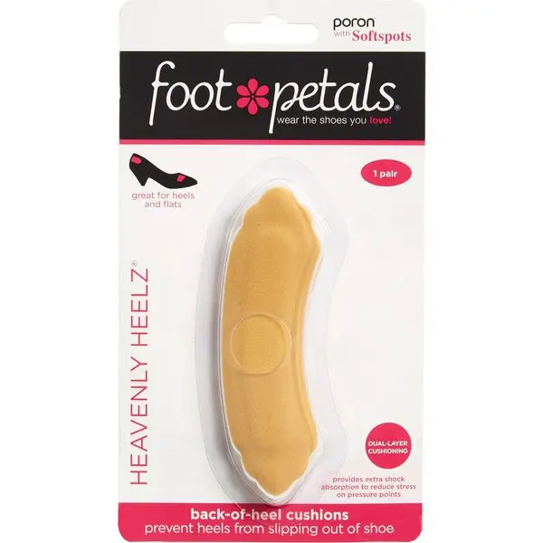 FOOT PETALS Heavenly Heelz Heel Cushions - Solid Buttercup