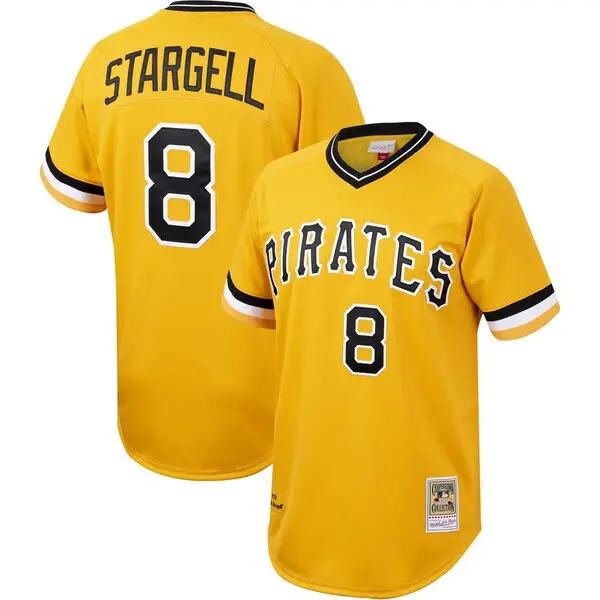 Mitchell & Ness Willie Stargell Pittsburgh Pirates Cooperstown Collection Authentic Jersey - Gold