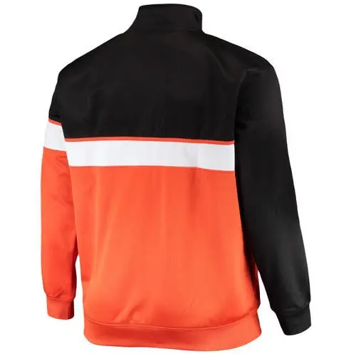 Profile Orange Phoenix Suns Big & Tall Pieced Body Full-zip Track Jacket