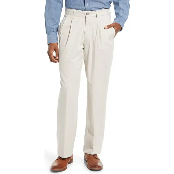 Berle Charleston Washed Poplin Chino Pants - Stone