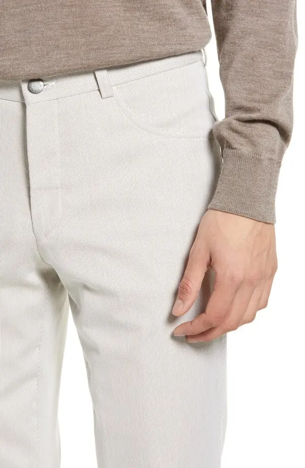 JACK VICTOR Sage Five-pocket Pants - Tan