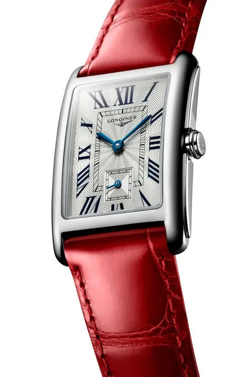 LONGINES Dolcevita Ii Leather Strap Watch
