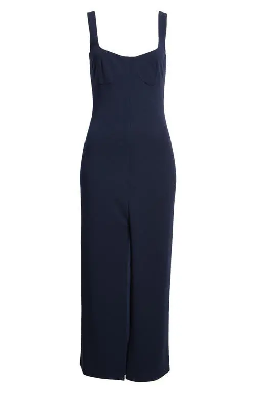 WAYF The Bravado Slit Front Maxi Dress