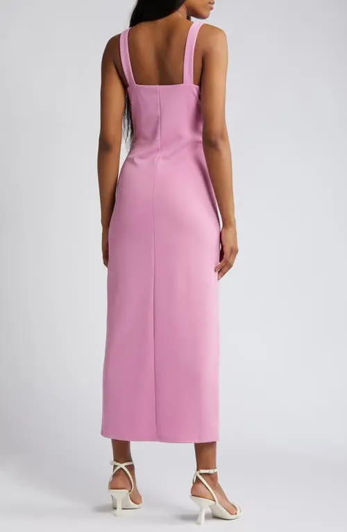 WAYF The Bravado Slit Front Maxi Dress