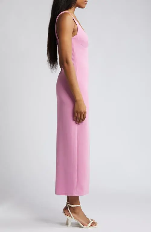 WAYF The Bravado Slit Front Maxi Dress