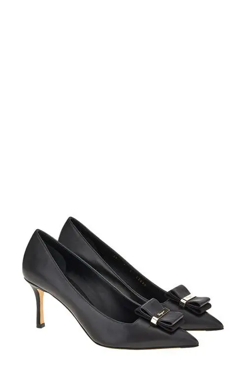 FERRAGAMO Winnie Bow Pointed Toe Pump