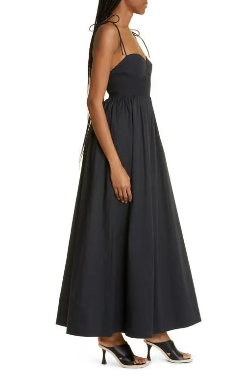 Staud Landy Tie Shoulder Maxi Dress
