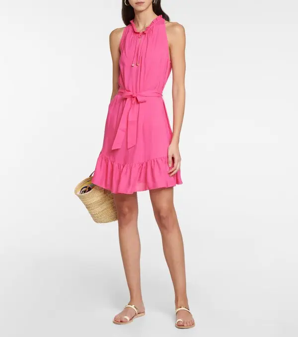 Heidi Klein Self-tie Ruffled Mini Dress