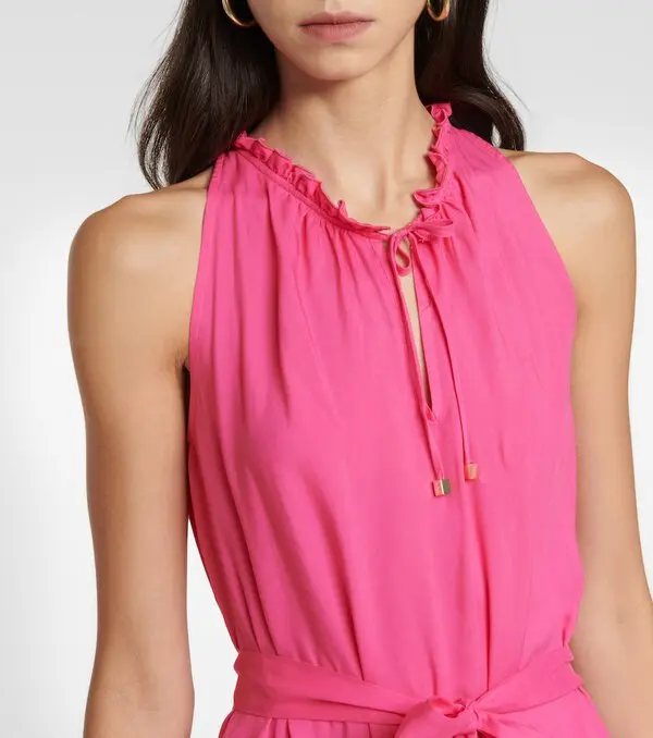 Heidi Klein Self-tie Ruffled Mini Dress