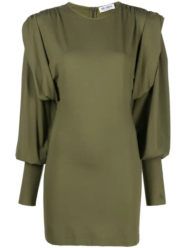 Attico Quinn Fitted Mini Dress - Green
