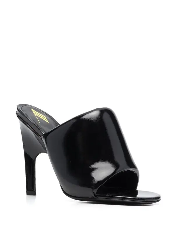 Attico Rem 115mm Sandals - Black