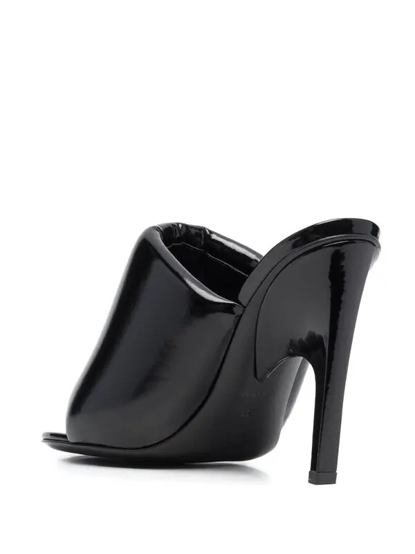 Attico Rem 115mm Sandals - Black