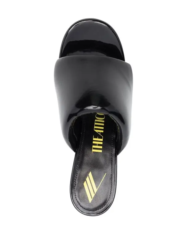 Attico Rem 115mm Sandals - Black