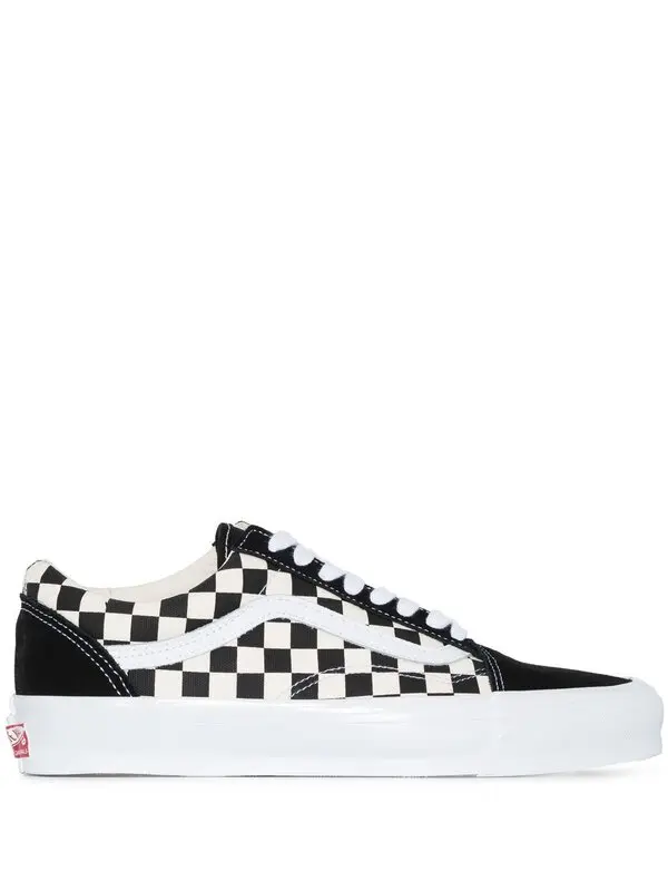 VANS Ua Og Old Skool Checkerboard Sneakers - Black