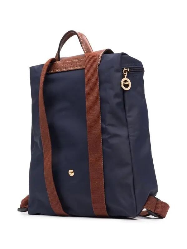 Longchamp Le Pilage Original Backpack - Blue | Editorialist