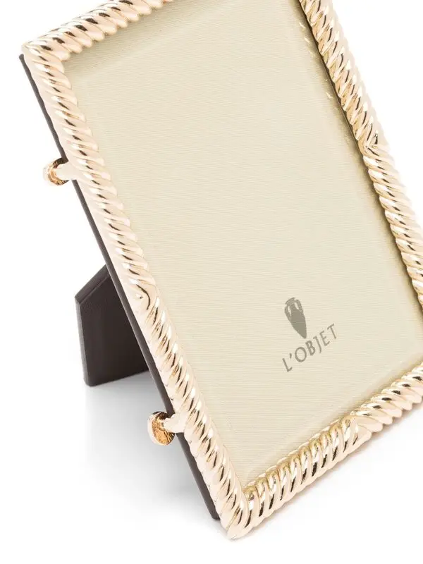 L'Objet Twist Photo Frame - Gold