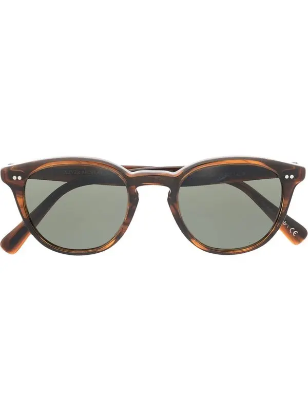 Oliver Spencer Tortoiseshell-frame Sunglasses - Brown