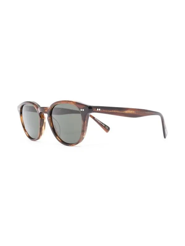 Oliver Spencer Tortoiseshell-frame Sunglasses - Brown
