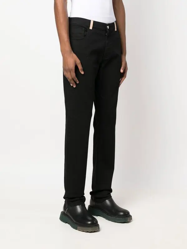 BILLIONAIRE Mid-rise Straight Leg Jeans