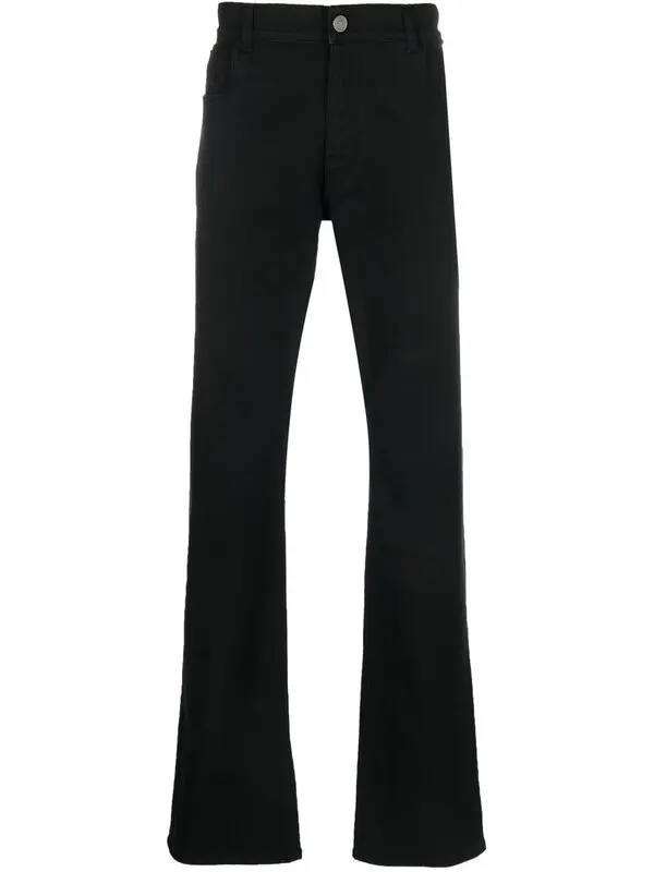 BILLIONAIRE Mid-rise Straight-leg Jeans - Black