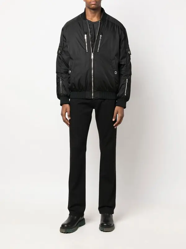 BILLIONAIRE Mid-rise Straight-leg Jeans - Black
