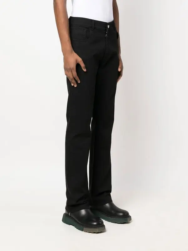 BILLIONAIRE Mid-rise Straight-leg Jeans - Black