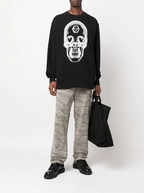Philipp Plein Skull Print Sweatshirt