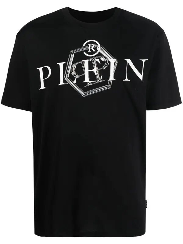 Philipp Plein Logo-print Cotton T-shirt - Black