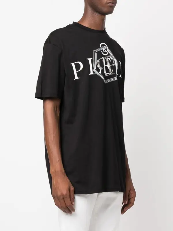 Philipp Plein Logo-print Cotton T-shirt - Black