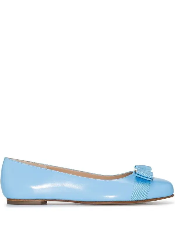 FERRAGAMO Varina Ballerina Shoes - Blue