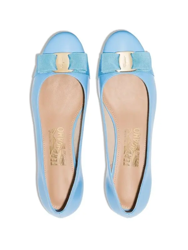 FERRAGAMO Varina Ballerina Shoes - Blue